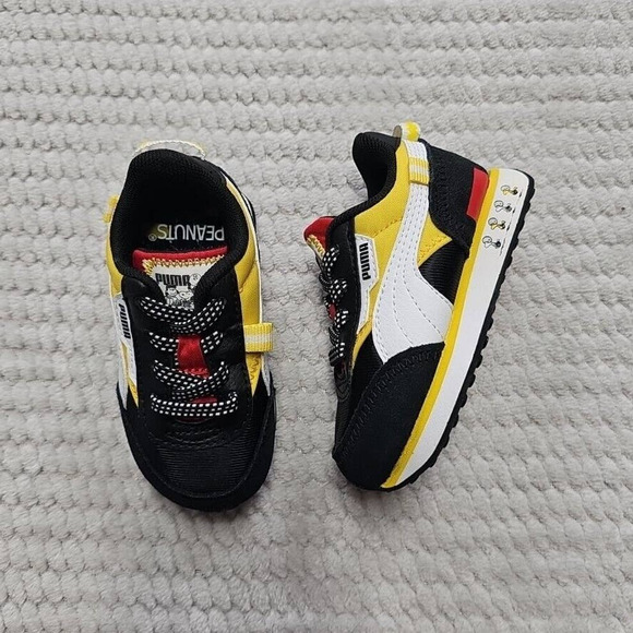 Puma | Shoes | Puma Sneakers Toddler 5c Future Rider Peanuts Black ...